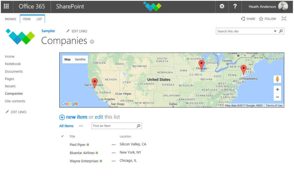 How To Create a SharePoint Google Map | IncWorx Consulting