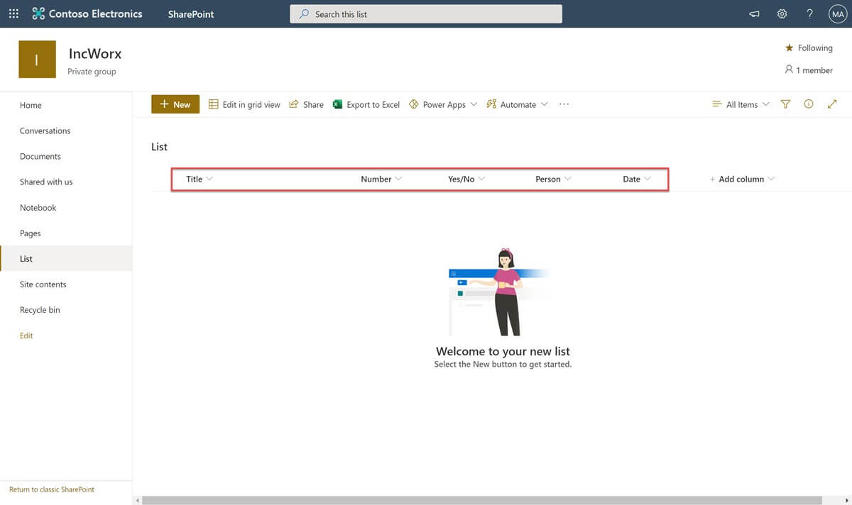 How To Create A Form In SharePoint IncWorx Consulting